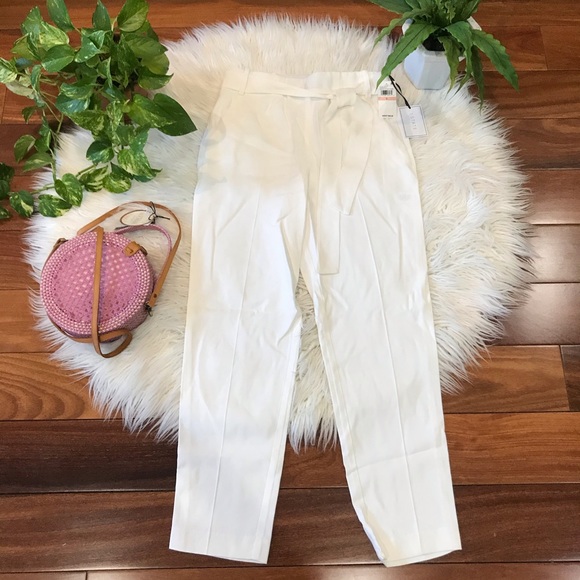 1. State | Pants & Jumpsuits | New State Tie Waist Tapered Trousers ...